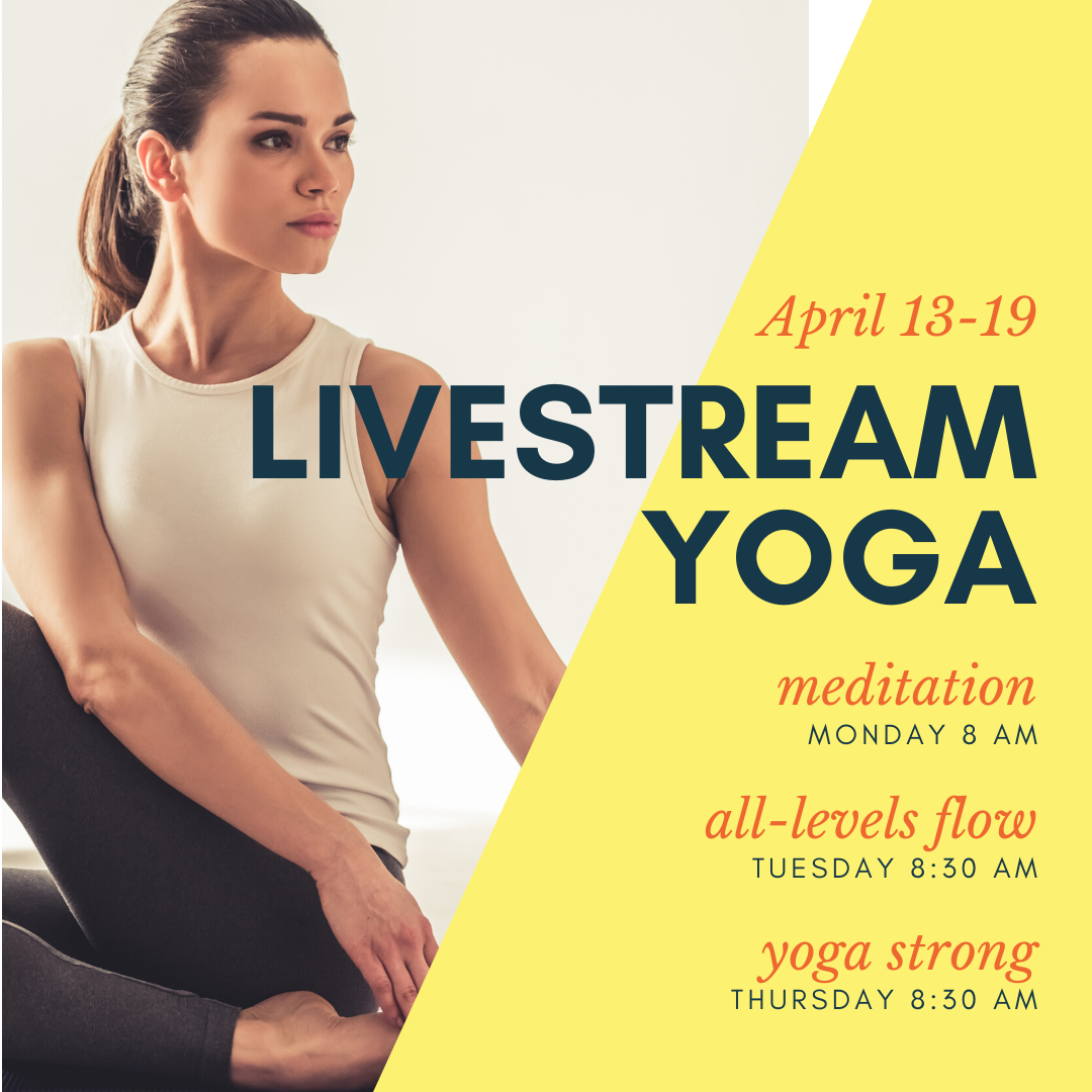 Weekly Schedule - April 13 | Woven Yoga